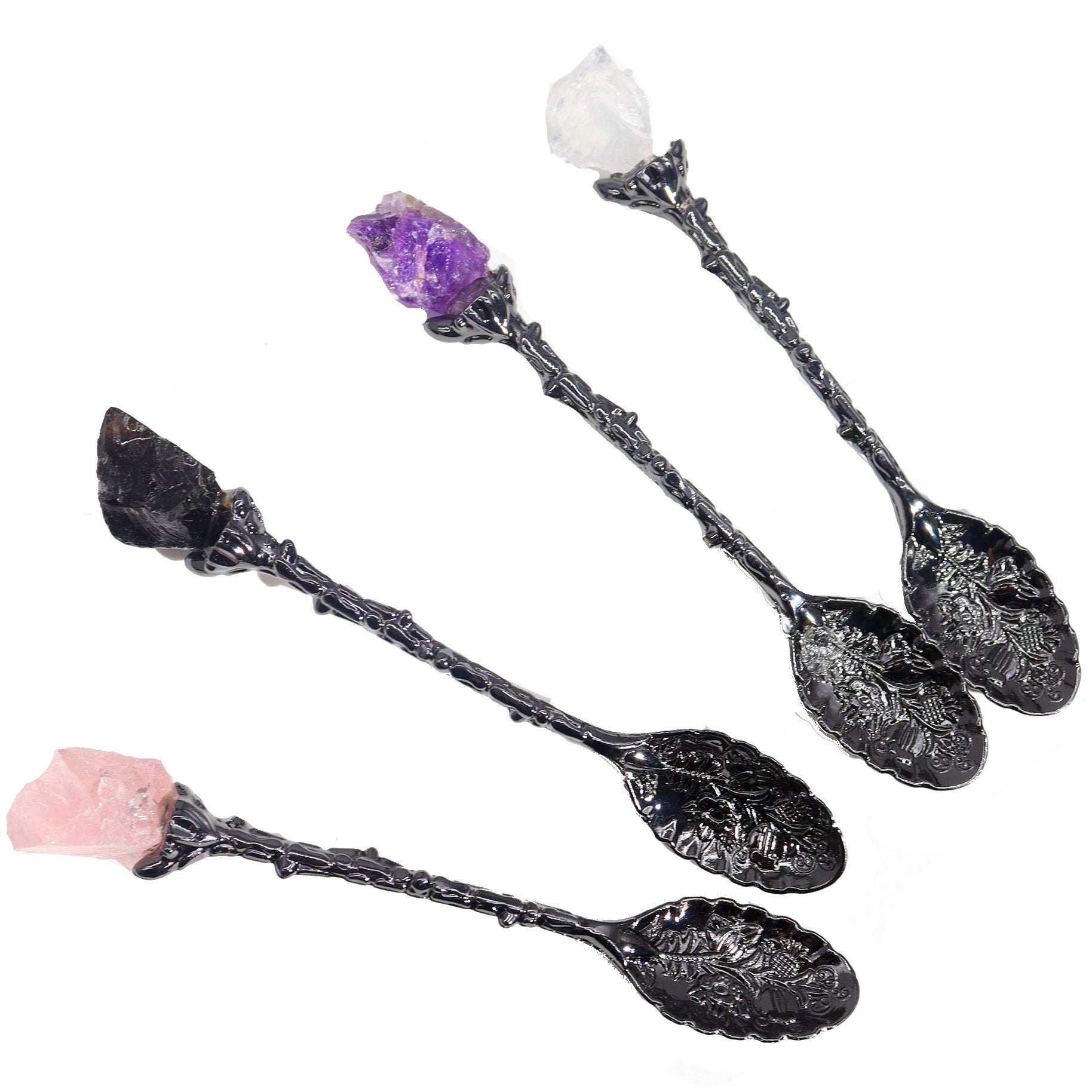 Crystal witch tea spoons | Morbitorium