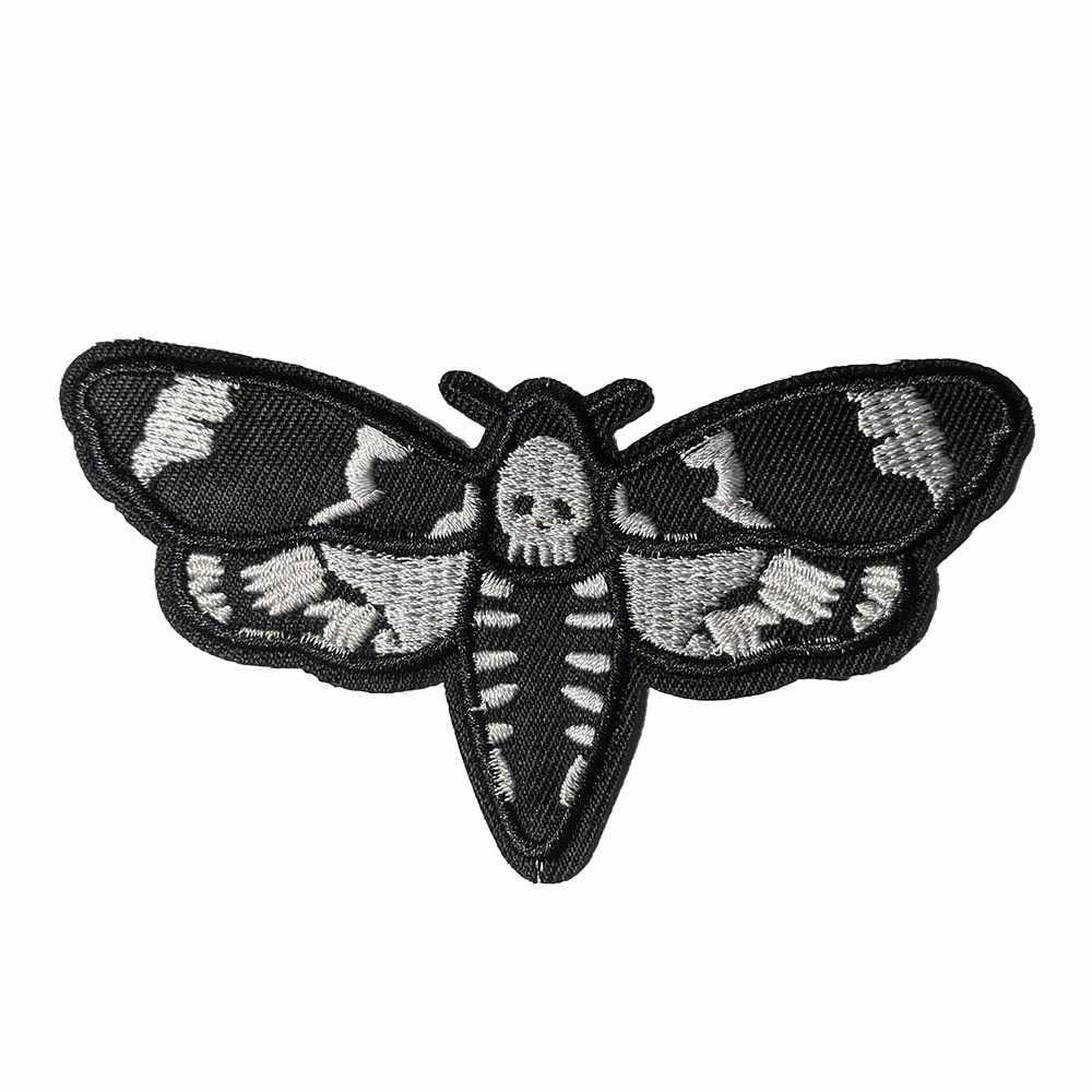 Deaths head hawk moth iron-on patch | Morbitorium