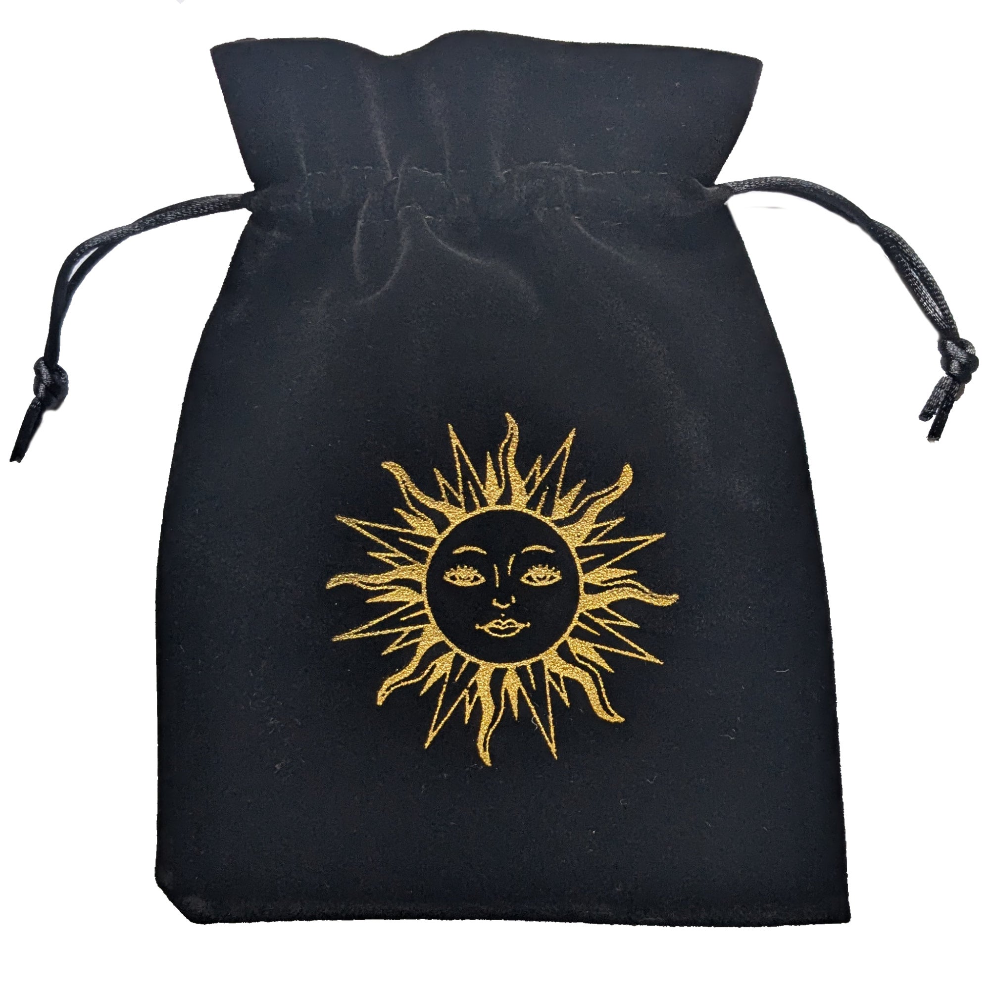 Enchanted Sun Pouch for runes, tarot cards, or crystals | Morbitorium