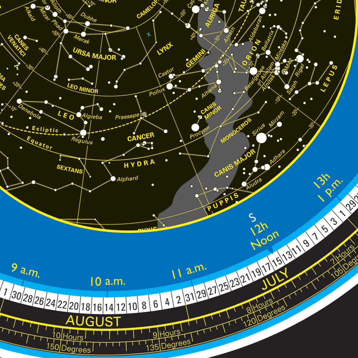 Philip's Planisphere star map chart | Morbitorium