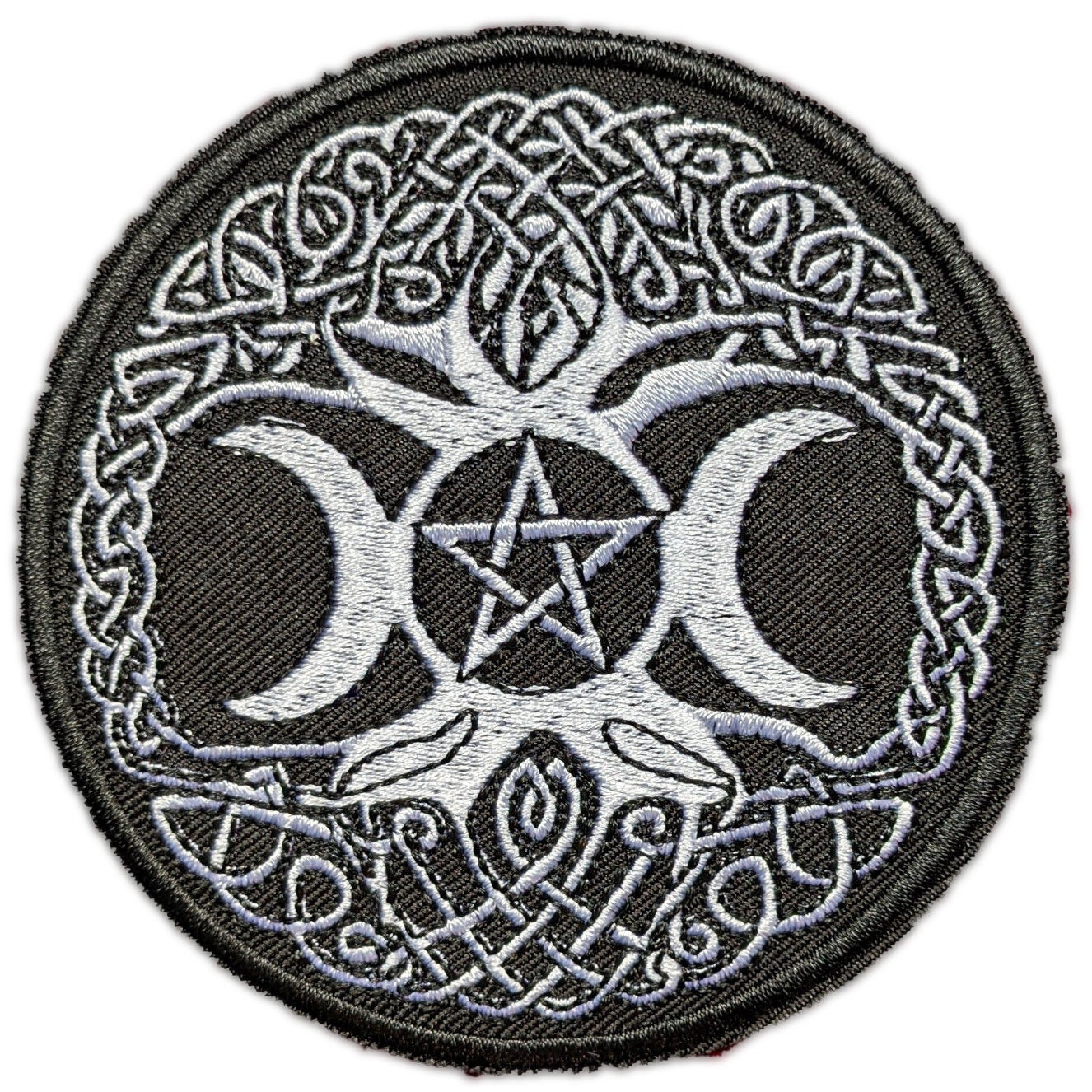 Triple moon / tree of life iron-on patch | Morbitorium