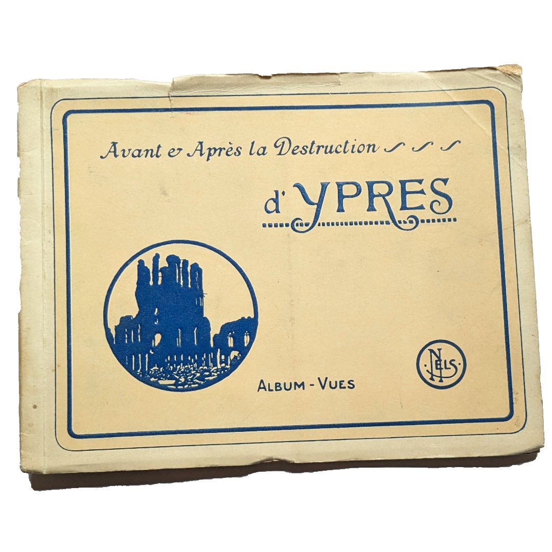 WW1 postcard booklet of Ypres: Before and after destruction | Morbitorium