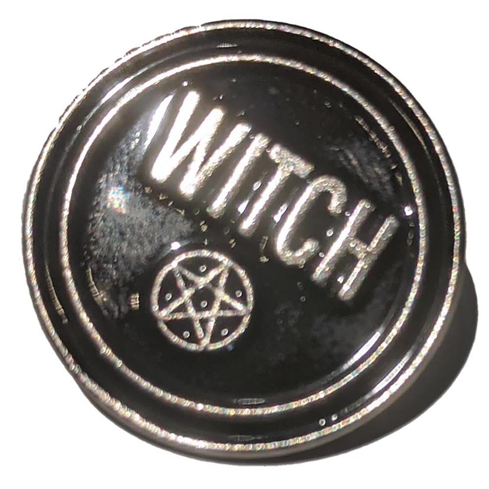 Witch pentagram enamel badge | Morbitorium